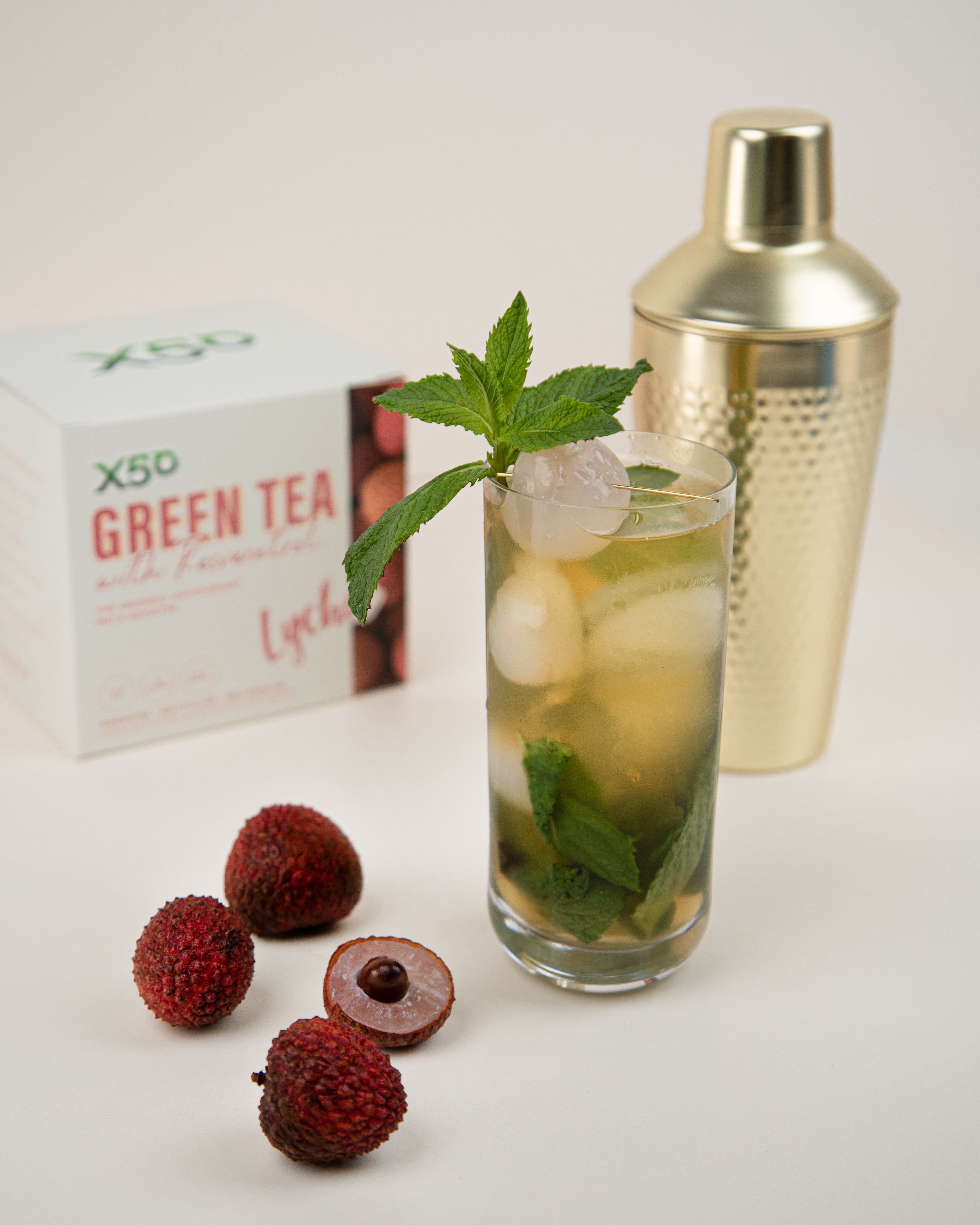 Lychee Green Tea X50 Mojito (Mocktail) – X50 Lifestyle Australia