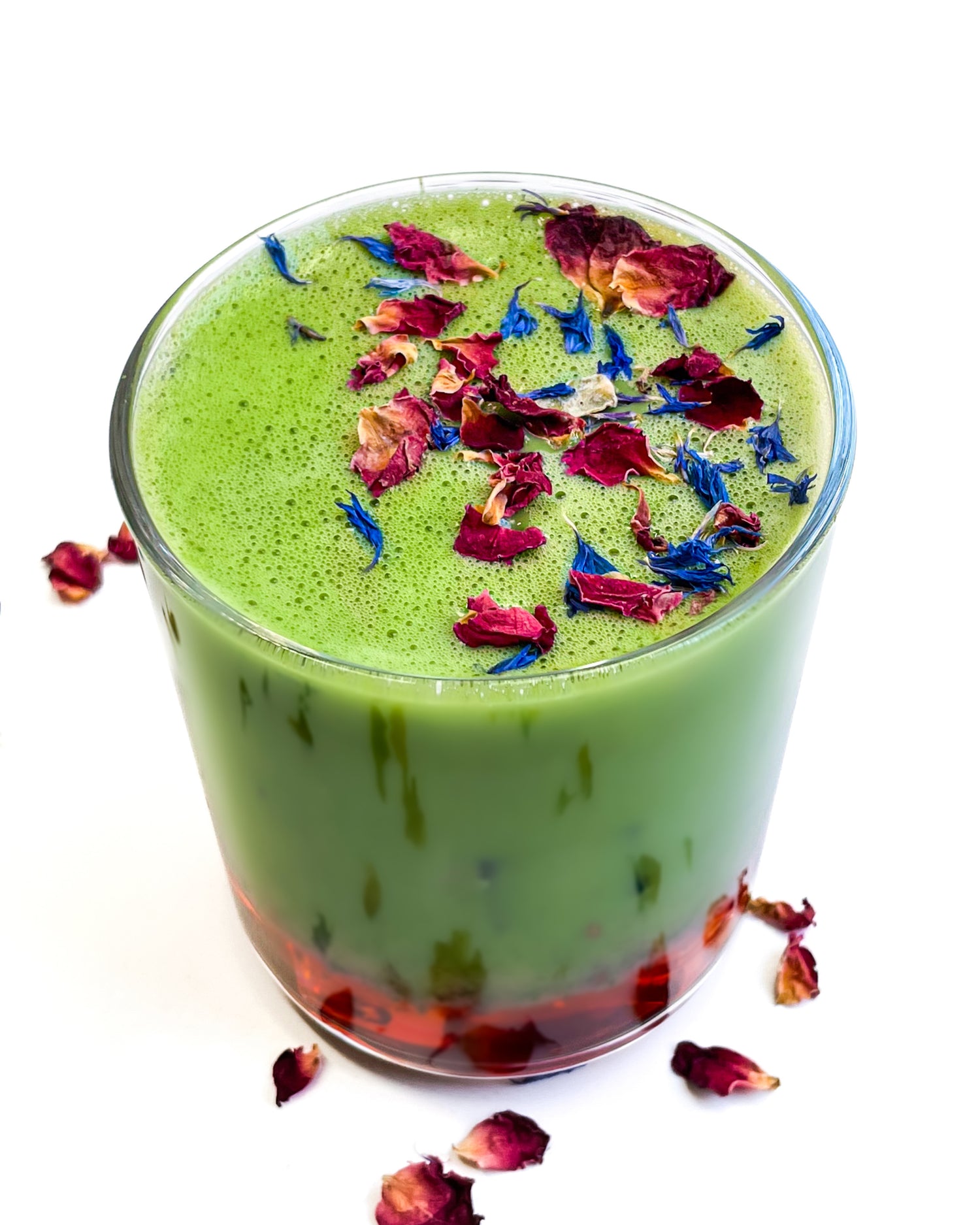 MATCHA, BERRY + ROSE SWIRL MOCKTAIL – X50 Lifestyle Australia